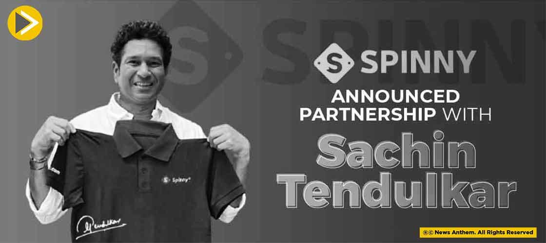 Spinny Announced Partnership with Sachin Tendulkar