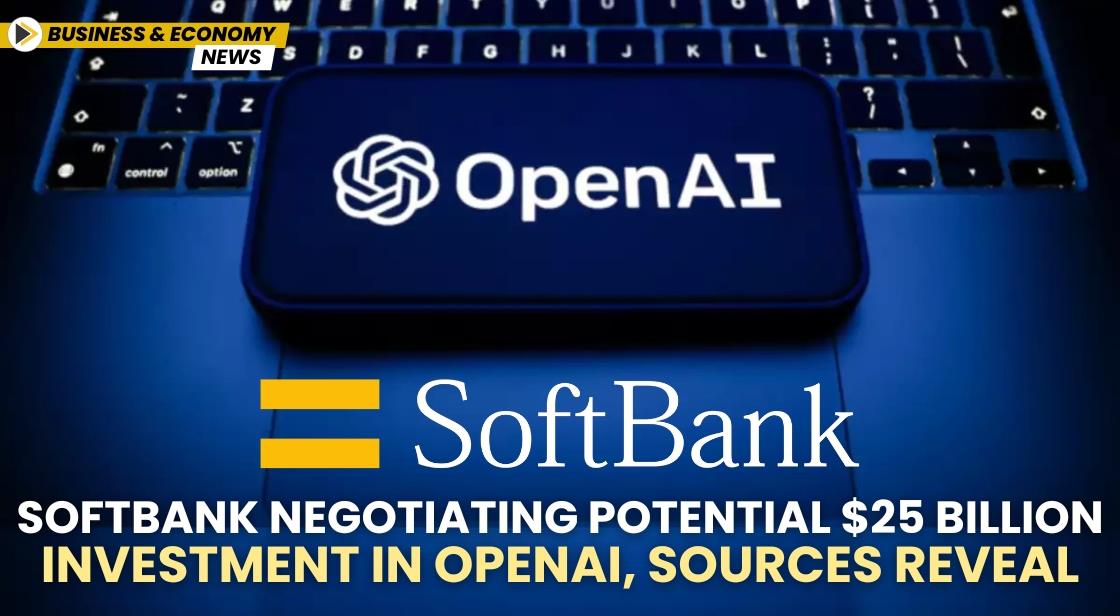 SoftBank Negotiating Potential $25 Billion Investment in OpenAI Sources ...