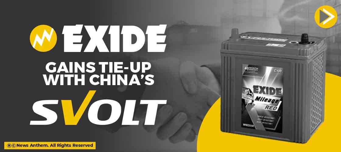 Exide Inds gains tie-up with China’s SVOLT