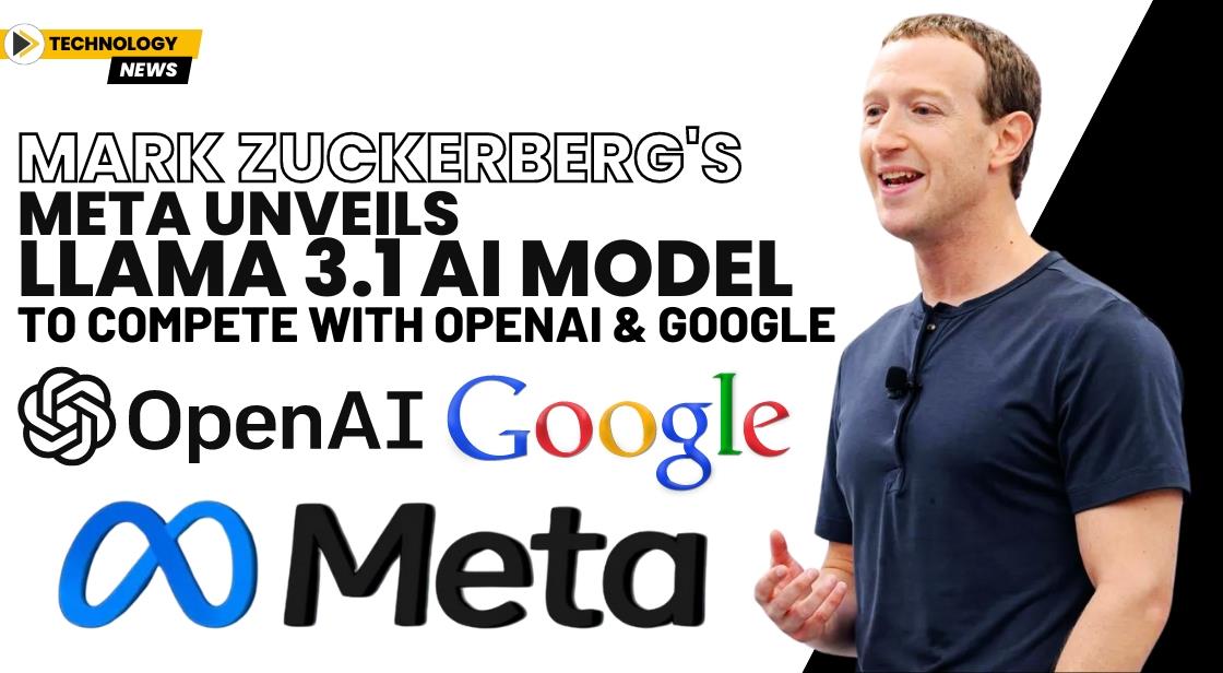 Mark Zuckerberg s Meta Unveils Llama 3.1 AI Model to Compete with ... Mark Zuckerberg s Meta Unveils Llama 3.1 AI Model to Compete with ...