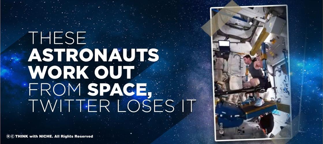 These Astronauts Work Out From Space Twitter Loses It