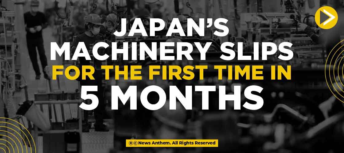 Japan’s Machinery Orders Slip for the First Time in 5 Months